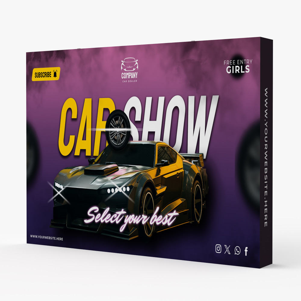 Straight Velcro Fabric Pop Up Display